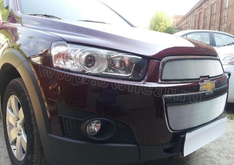 Защитная решетка радиатора Chevrolet Captiva (Шевроле Каптива) 2012 ...